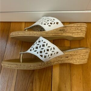 Spring Step | Shoes | Spring Step White Slides Size 885 Nwot | Poshmark